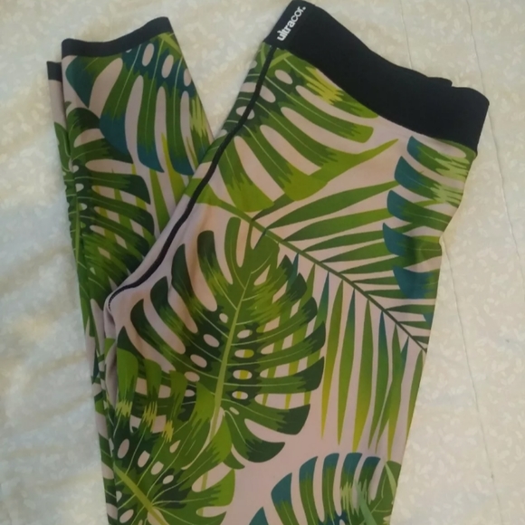 Bandier | Pants & Jumpsuits | Ultracor Nwot Green Ultra Silk Miami Palm ...